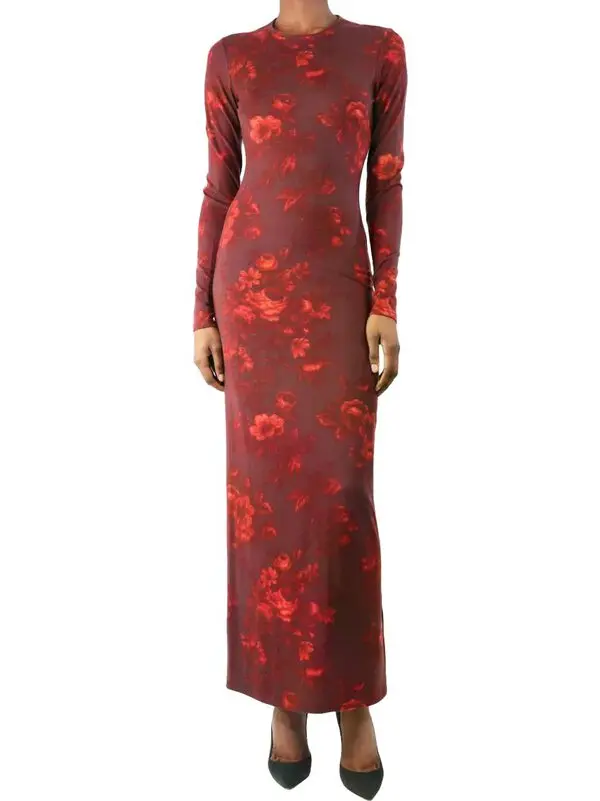 REFORMATION Tommie Floral-print Maxi Dress - Brown