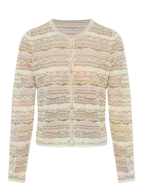 Ulla Johnson Pointelle Knit Cardigan - Neutrals