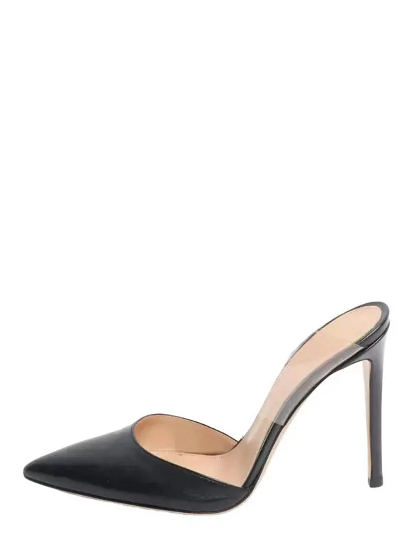 GIANVITO ROSSI Virtua Pointed-toe Mules - White