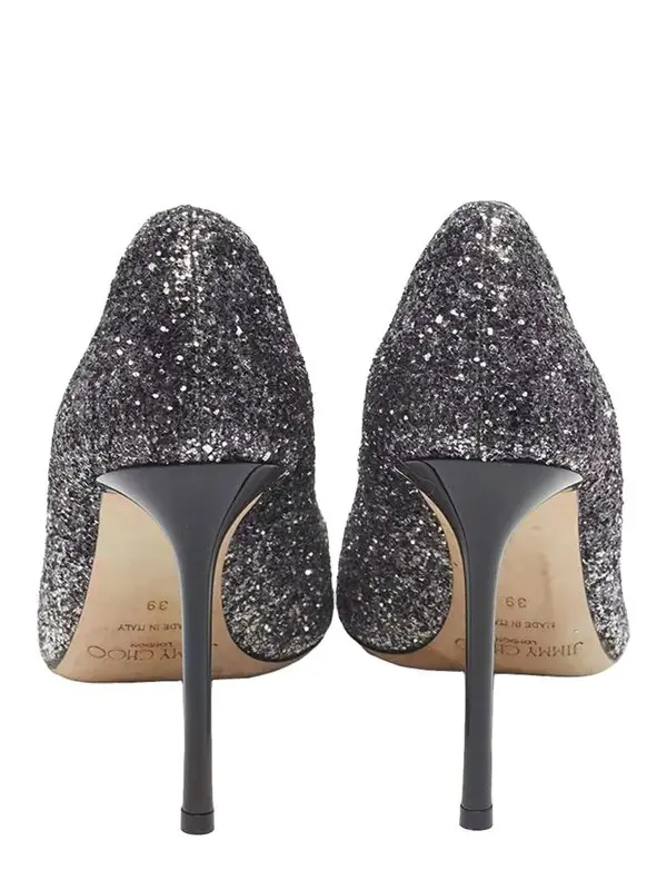 JIMMY CHOO Romy Glitter Pumps - Silver