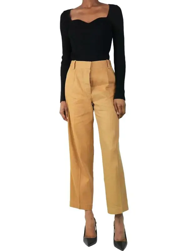 THE ROW Straight-leg Trousers - Brown
