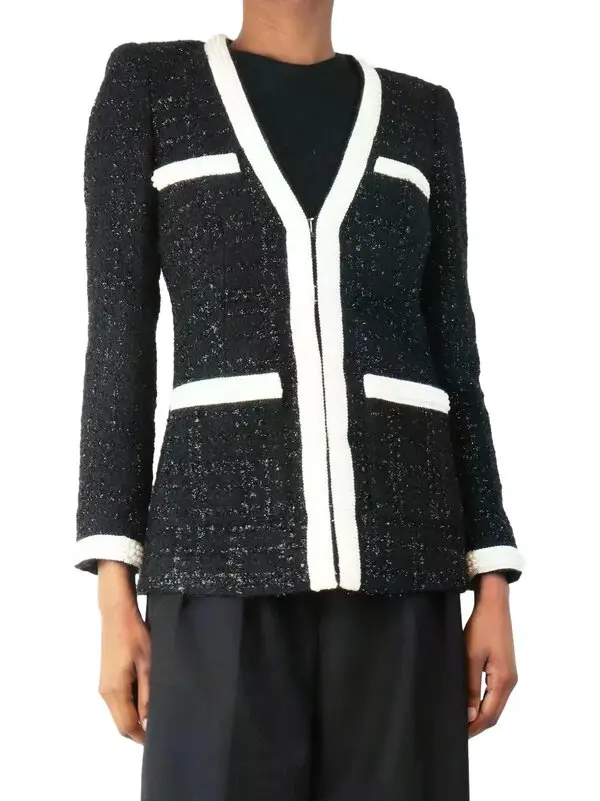 Veronica Beard Front-pocket Jacket - Black
