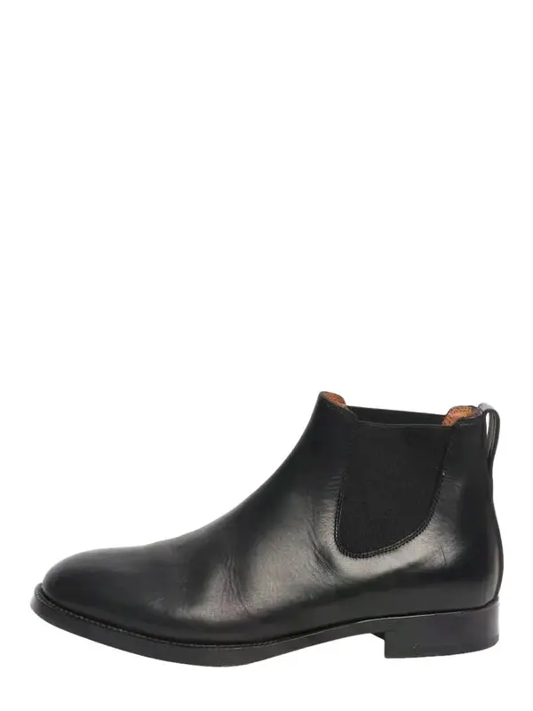MARGARET HOWELL Leather Ankle Boots - Black