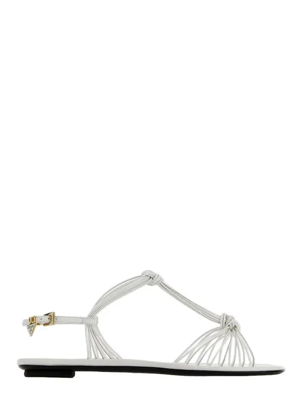 Prada Heeled Sandal - White