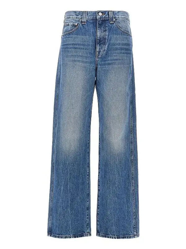 Khaite Bonnie Relaxed Fit Five-pocket Jeans - Blue