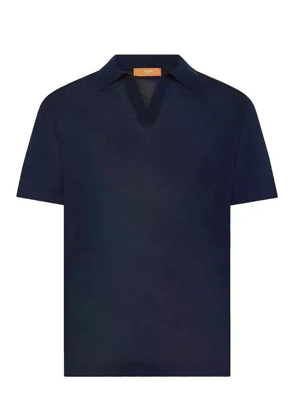 CRUNA Levante Short-sleeve V-neck T-shirt - Blue