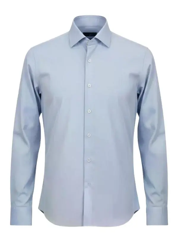 100HANDS Long-sleeve Button-down Shirt - Blue