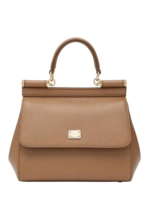 Dolce & Gabbana Medium Sicily Hand Bag - Brown