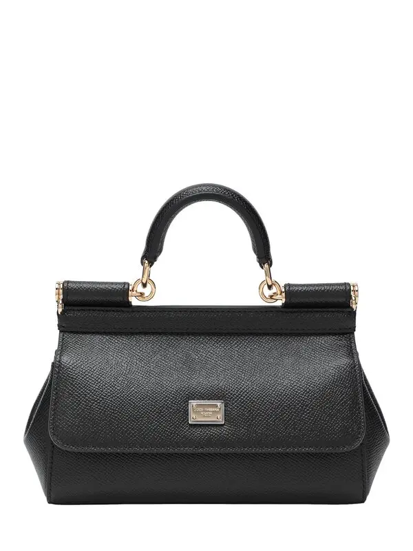 Dolce & Gabbana Small Sicily Handbag - Black