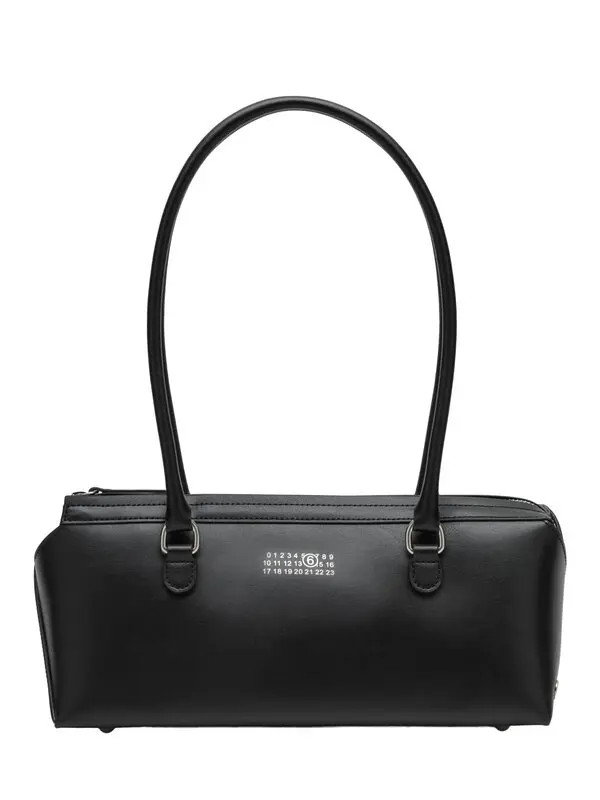 MAISON MARGIELA Small Leather Bowling Bag - Black
