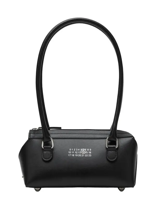 MAISON MARGIELA Small Leather Bowling Bag - Black