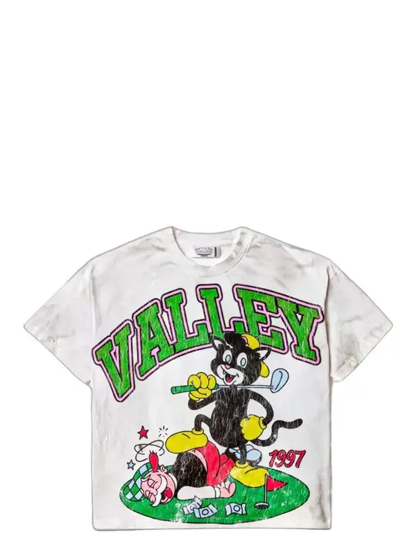 VALE FOREVER Cat Graphic-print T-shirt - White