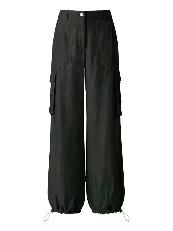 TOCCIN James Wide-leg Trousers - Black