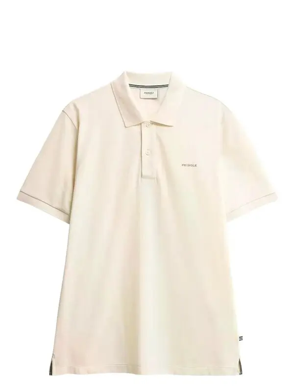 Pringle Of Scotland Pique Polo Shirt - Neutrals