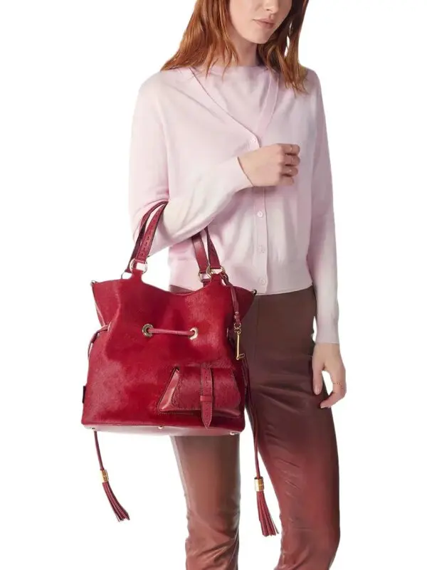LANCEL Premier Flirt Bucket Bag - Red