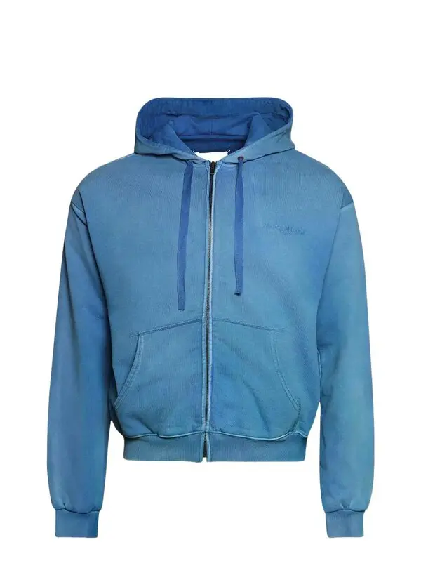 MAISON MARGIELA Zip-up Hoodie - Blue