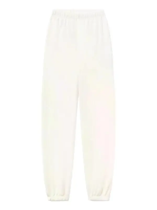 Eterne Cream Beige Elasticated Waistband Track Pants - Neutrals