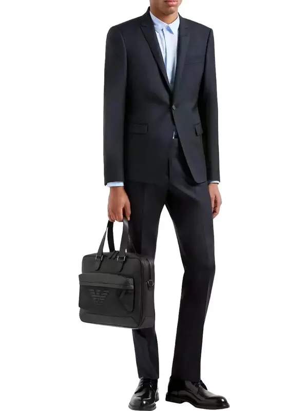 Emporio Armani Notched Blazer - Blue