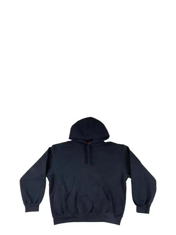 Supreme Satin Appliqué Hoodie - Blue