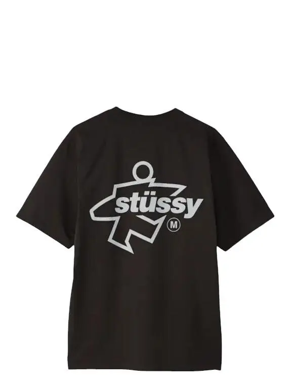 StÜssy Surf Dyed Tee Shirt - Faded Black