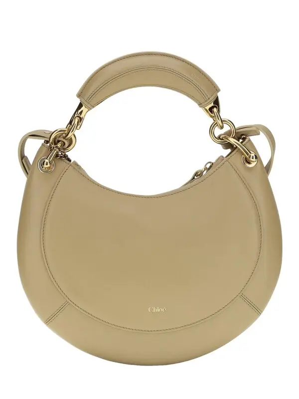 Chloé Marcie Shoulder Bag - Beige
