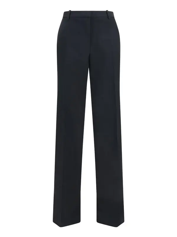 TOM FORD Wide-leg Pleated Trousers - Black