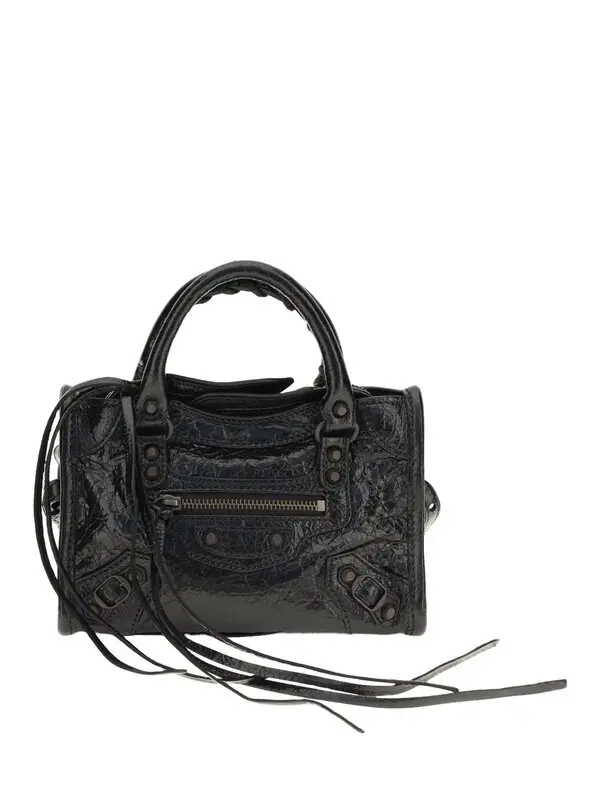 Balenciaga Le City Nano Handbag - Black