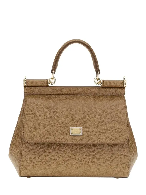 Dolce & Gabbana Top Handle Handbag - Beige