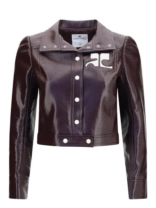 COURREGES Reedition Vinyl Jacket - Bordeaux