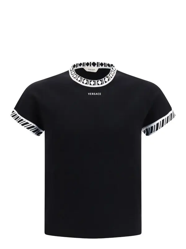 Versace Knit T-shirt - Black