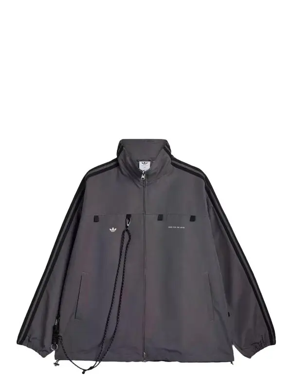 SONG FOR THE MUTE X 007 Logo-print Zip-up Jacket - Grey