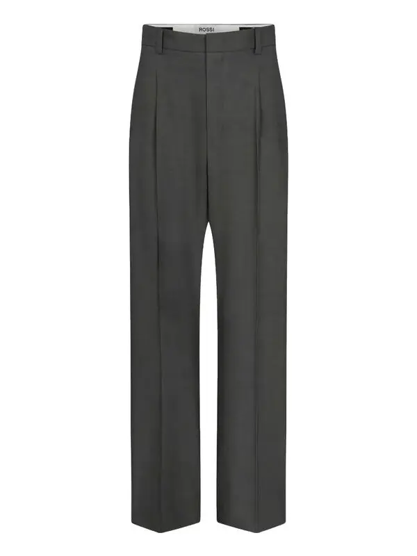 ROSSI Nomy Pleated Tailored Trousers - Grey