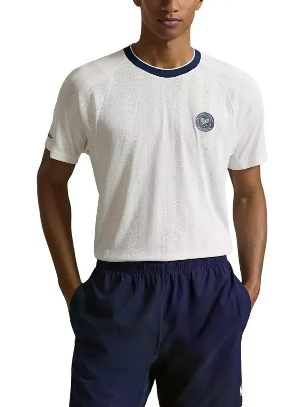 Polo Ralph Lauren Raglan Sleeve Custom Slim Fit T-shirt - White