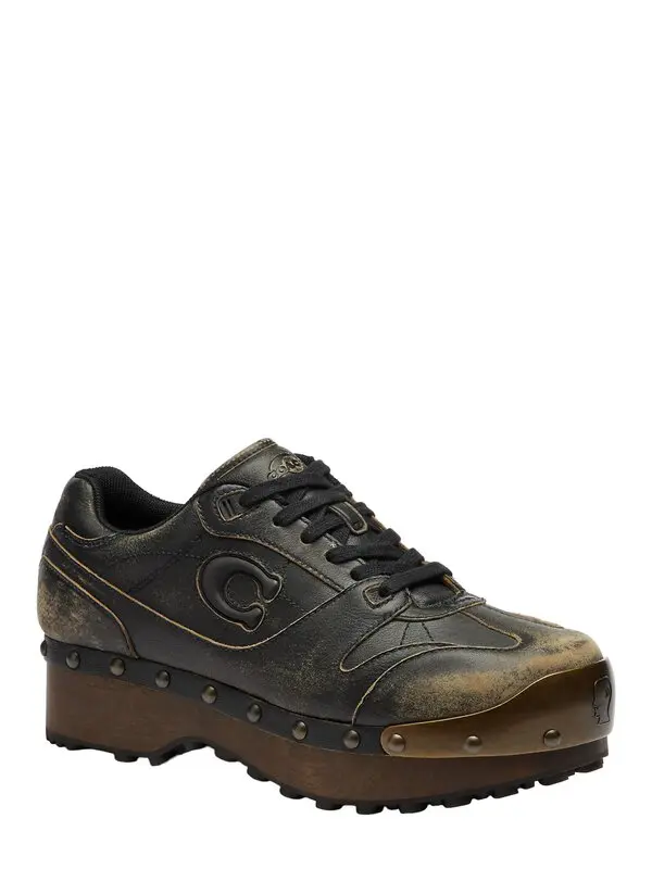 COACH X Brain Dead Soho Wooden Clog - Black