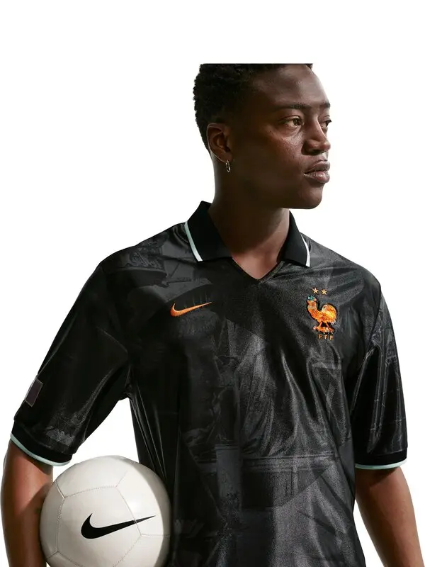 Nike Fff Dri-fit Short-sleeve Soccer Top - Grey