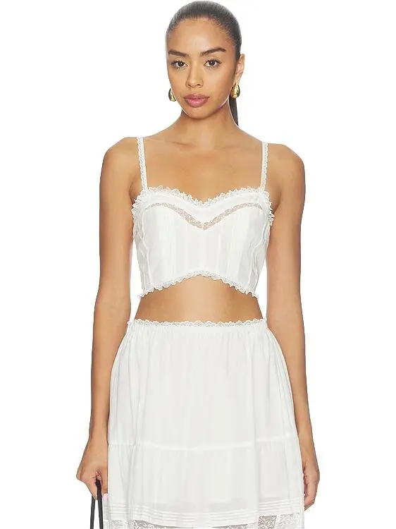 Steve Madden Elisse Top - Cloud Dancer