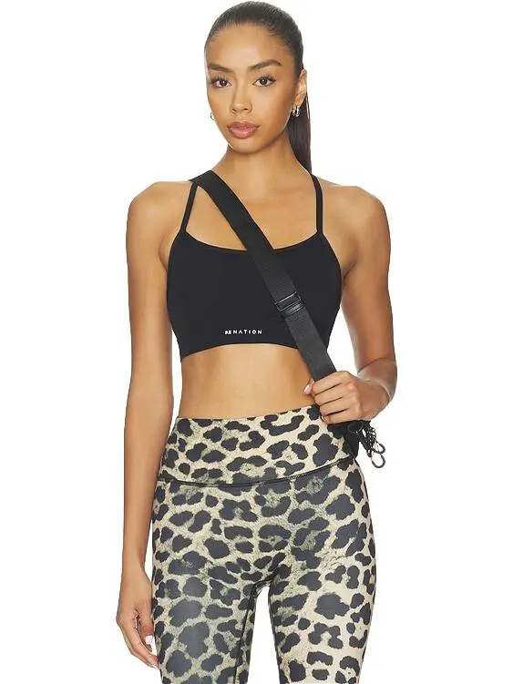 P.E Nation Signature Sports Bra - Black