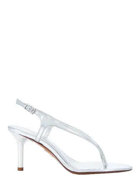 Retrofete Klotilde Metallic Slingback Sandal - Silver