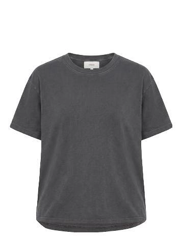 Xirena Cotton Jersey Crewneck T-shirt - Charcoal