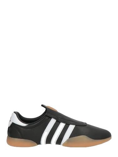 Adidas Leather Slip-on Sneakers - Black