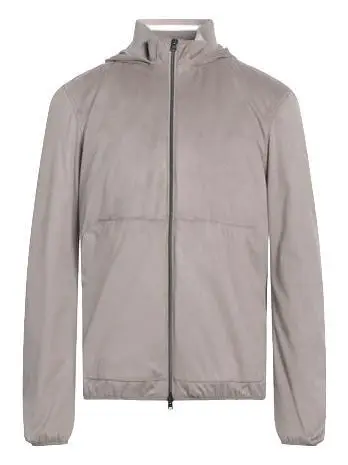 Herno Polyester And Elastane Hooded Jacket - Grey