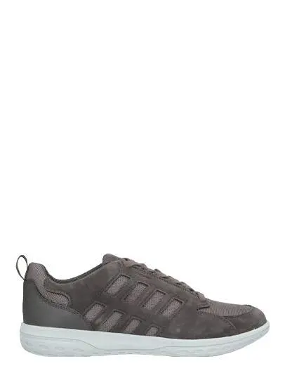Geox Textile And Leather Sneakers - Grey