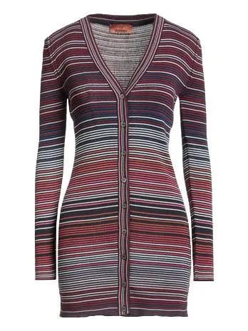Missoni Striped Cotton And Viscose Cardigan - Red