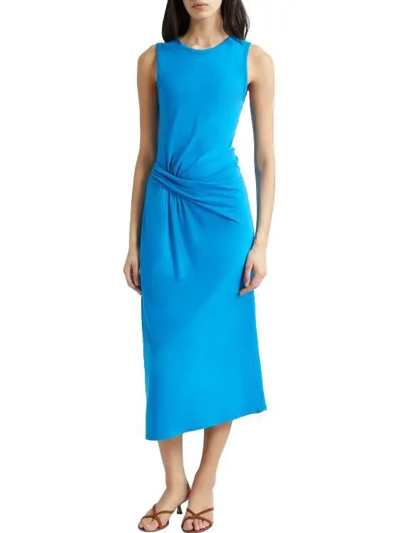 Ramy Brook Addison Sleeveless Midi Dress - Aegean Blue