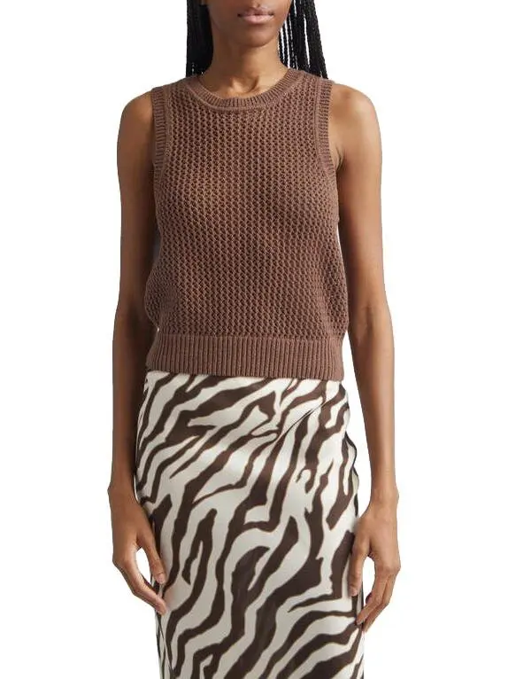 TOCCIN Izzy Knit Tank - Cocoa