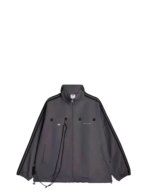 SONG FOR THE MUTE X 007 Logo-print Zip-up Jacket - Grey