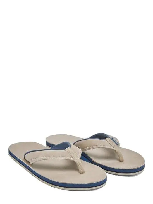 HARI MARI Pier Ii Leather Flip Flops - Sand
