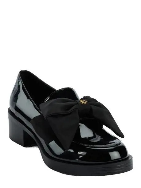Karl Lagerfeld Paris Camilia Bow Loafer - Black