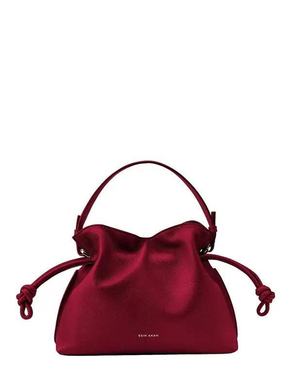 ESIN AKAN Midi Emma Convertible Tote Bag - Cherry