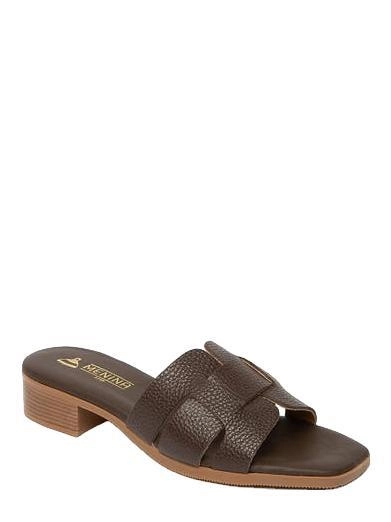MENINA STEP Ona Heeled Sandal - Chocolate